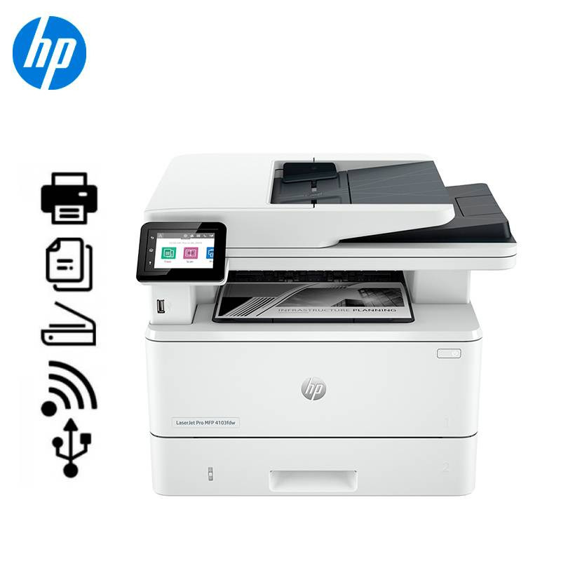 Imprimante Multifonction HP LaserJet Pro 4103fdw (2Z629A)