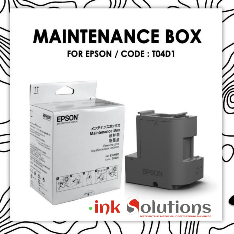 Box de maintenance EPSON T04D1 - Original (C13T04D100)